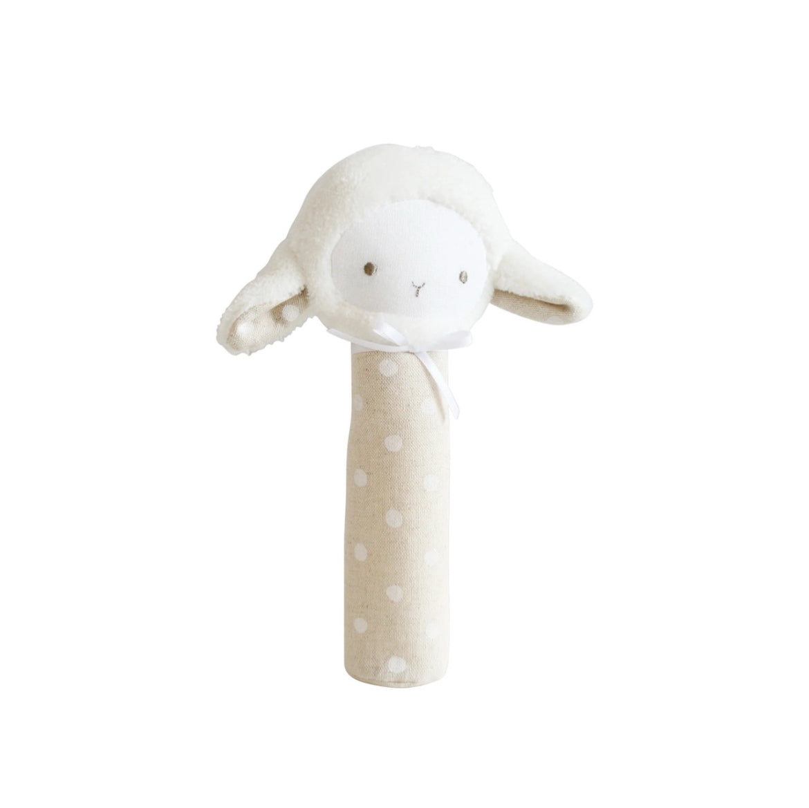 White Spot Lamb Squeaker – Bee Cottons
